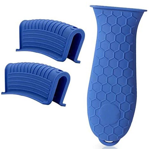 Silicone Hot Handle Holder for Iron, Pot Handle Sleeve Non Rubber Cover ...