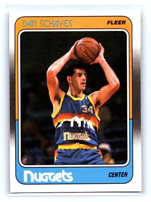 1988 Fleer #37 Danny Schayes Denver Nuggets | eBay