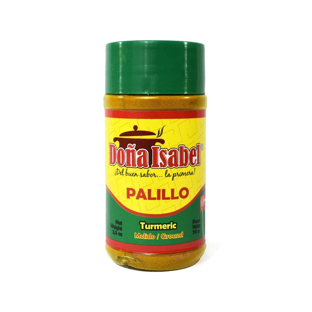 Palillo. Ground Turmeric DOÑA ISABEL 43 G 15 Oz. Peruvian Style PACK X ...