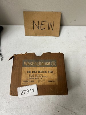 Westinghouse 505C291G03 Bus Duct Neutral Stab 225 Amp, 300V AC | eBay