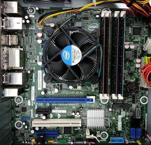 DQ77MK Intel Motherboard Combo w/Extras i7-3770 3.4 GHz 16GB RAM Fan ...