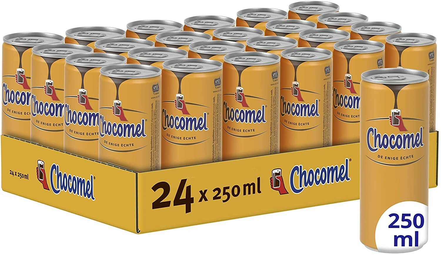 Chocomel Dutch Chocolate Milk Drink Can 12x250ml, 24x250ml Bulk Pack ...