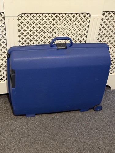 Samsonite large Oyster Vintage Blue Hardshell 2 Wheel Suitcase ...