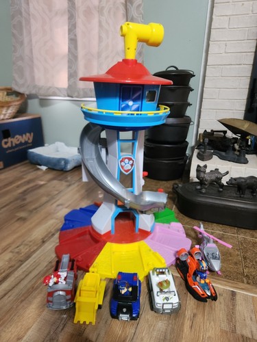 Paw Patrol My Size Lookout Tower Rotating Periscope Playset Sounds | eBay