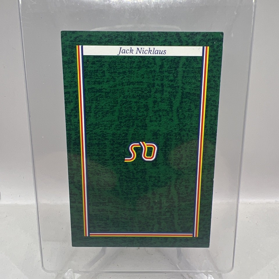 Jack Nicklaus A Question of Sport Golf 1987 Golf PGA Tour Bunker Shot ...