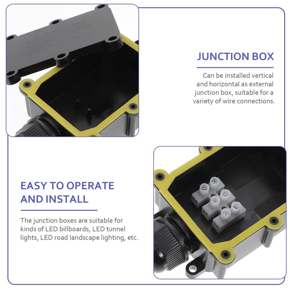 Electric Power Cord Boxes Waterproof Electrical Junction Box ...