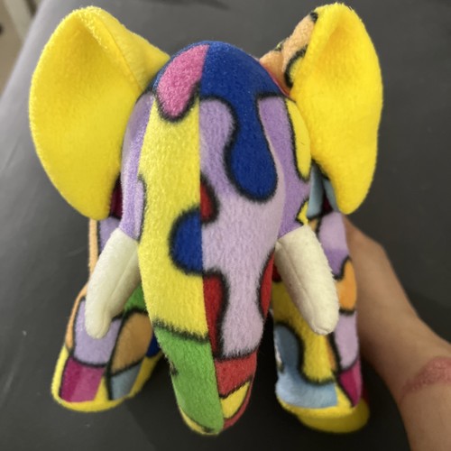 🧩Autism Awareness Plush Elephant Puzzle Plushie Great Gift! 1 Day Ship ...