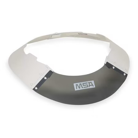 Msa Safety 697290 Sun Shield, For Use With Slotted V-Gard(R) Cap Gray ...
