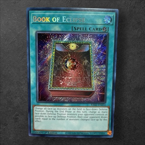 Yugioh Book of Eclipse 1st Edition - RA02-EN054 Secret Rare 25'th An. Rarity | eBay