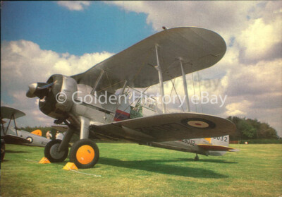 PLANE GLOSTER GLADIATOR AIRPLANE MILITARY PICTURE POSTCARD | eBay UK