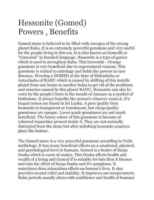 Certified 11.25 Ratti 10.50 Carat Natural Hessonite GOMED Stone Pendant ...