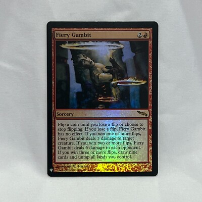Fiery Gambit - The List Reprints (LIST)(90) Foil - Magic The Gathering ...
