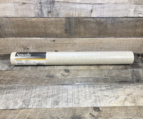 New Sunworthy Wallpaper Prepasted Tan Floral Double Roll 56 Sq Ft ...