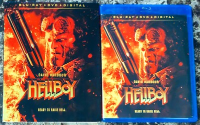 Hellboy (Blu-ray + DVD + Digital Copy, 2019, 2-Disc Set w Embossed ...