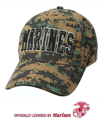 US Marine Corps Woodland Digital Camo Ball Cap USMC OEF OIF Vet MARPAT ...