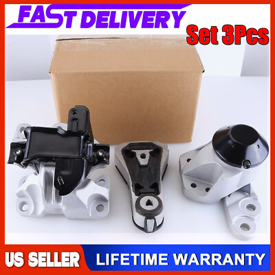For 2016-2019 Ford Explorer (3.5L) Engine Mounts & Hydraulic ...