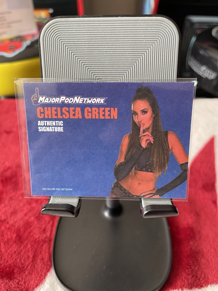 Major Wrestling Figure Podcast Autographed Card Chelsea Green MWFP | eBay