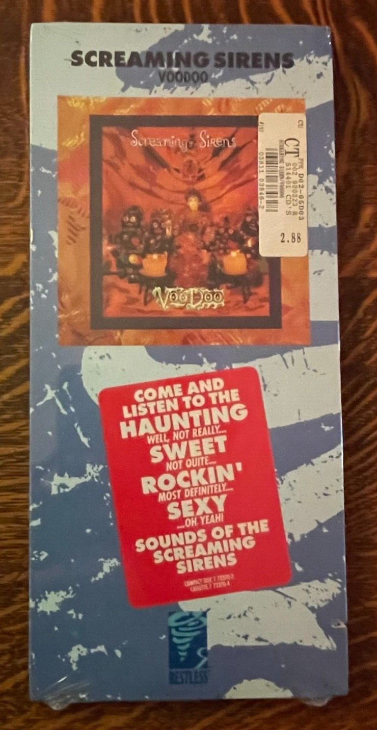 SEALED~ CD~ LONG BOX COVER~ SCREAMINING SIRENS~ 1990~ VOODOO~HYPE~ NEW ...