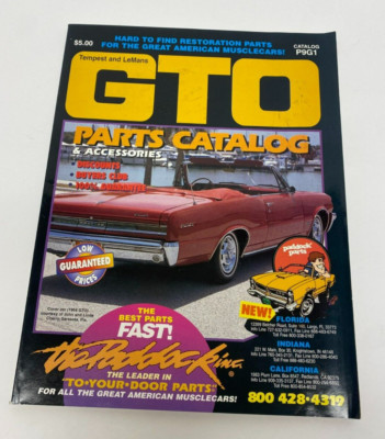 GTO Parts and Repair Catalog P9G1 | eBay