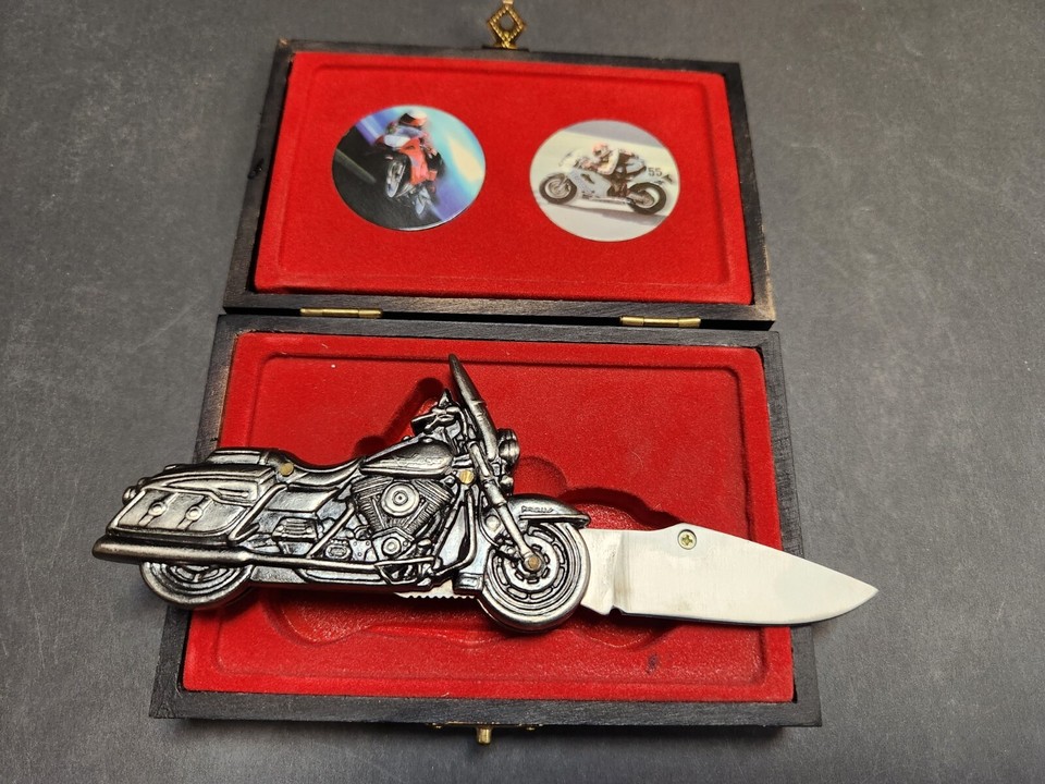 Stainless Steel Motorcycle Pocket Knife | eBay