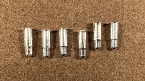 6 Vintage Original Cap Gun Bullets Holster Parts Playset 50s 60s Made ...