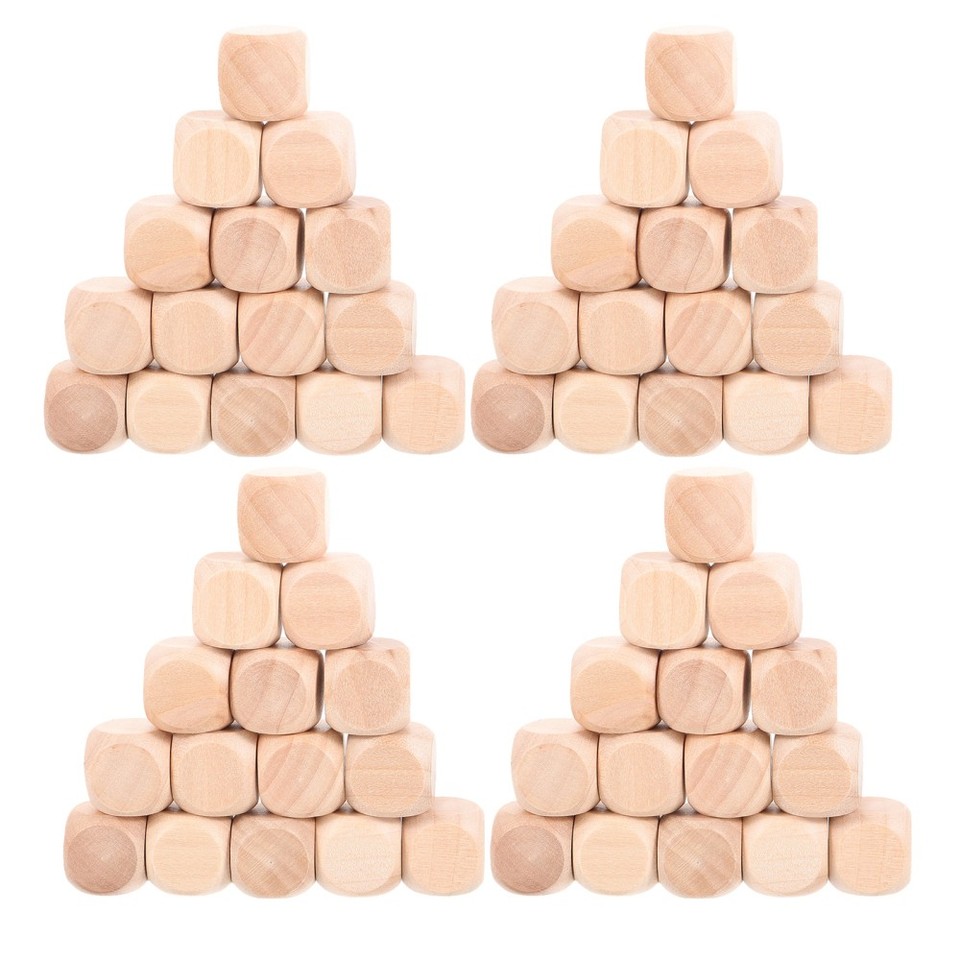 50 Pcs Handmade Graffiti Dice Blank Board Game Dices Crafts Cube | eBay ...