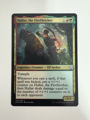 Hallar the Firefletcher Foil MTG Magic the Gathering Card NM Near Mint ...