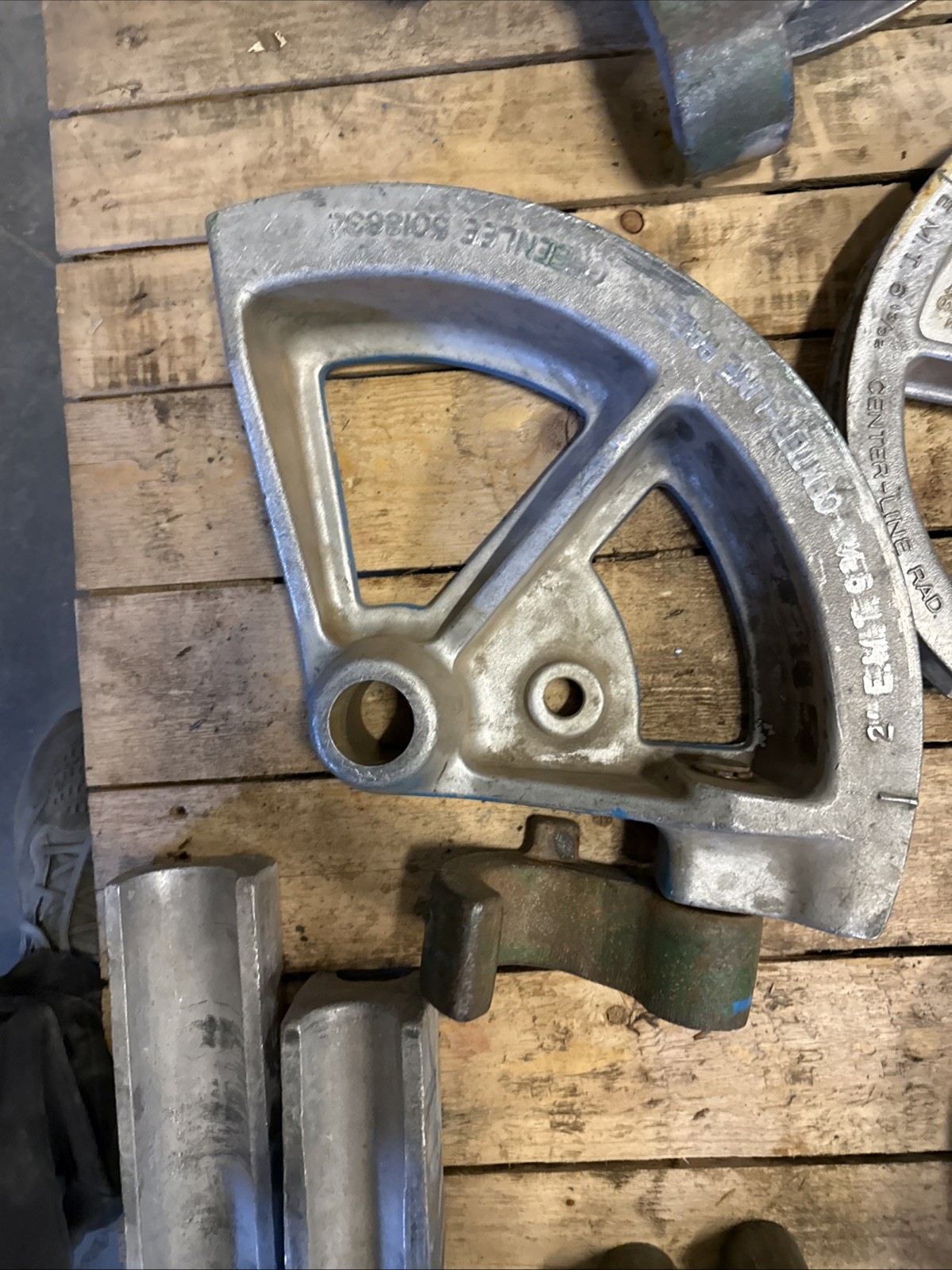 Greenlee 1818 EMT Mech Conduit Bender Box And Dies | eBay