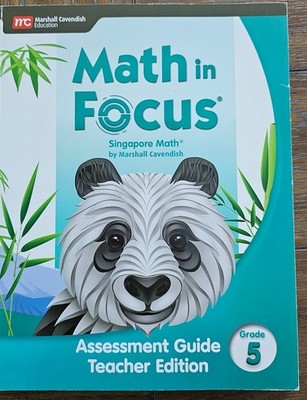Math in Focus Ser.: Math in Focus : Assessment Guide Grade 5 by ...