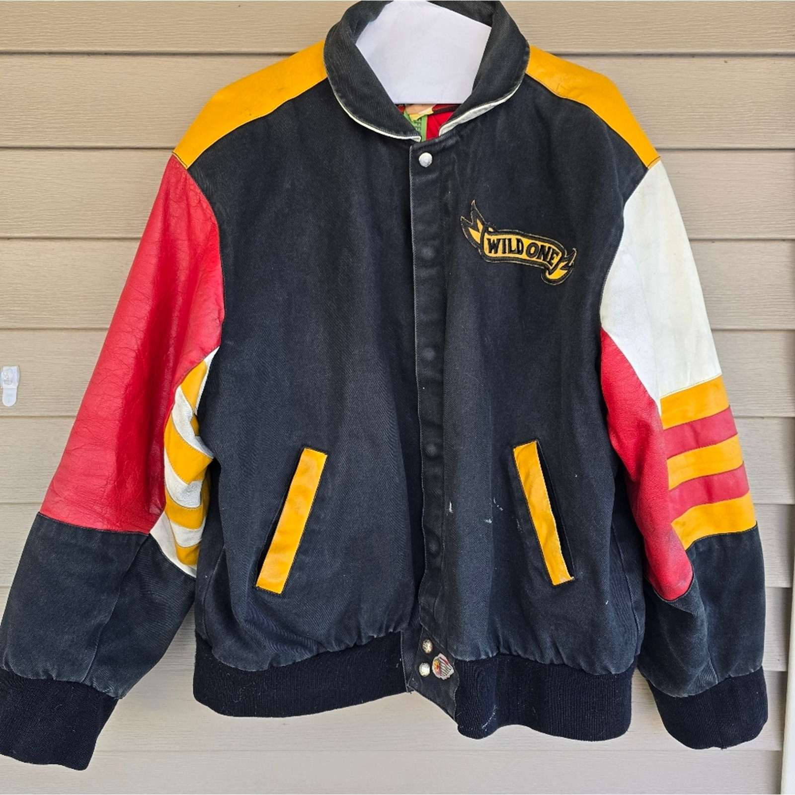 Vintage Jeff Hamilton XL Mickey Mouse Wild One Leathe… - Gem