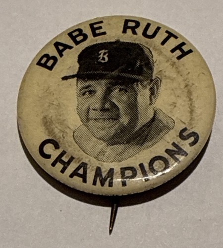 1935 Quaker Oats Baseball Club Member Babe Ruth Champions Boston Braves ...