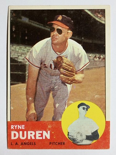 1963 Topps #17 Ryne Duren (VG) | eBay