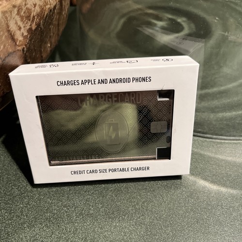 Aquavault ChargeCard Ultra-Thin Credit Card Size Portable Charger NEW ...