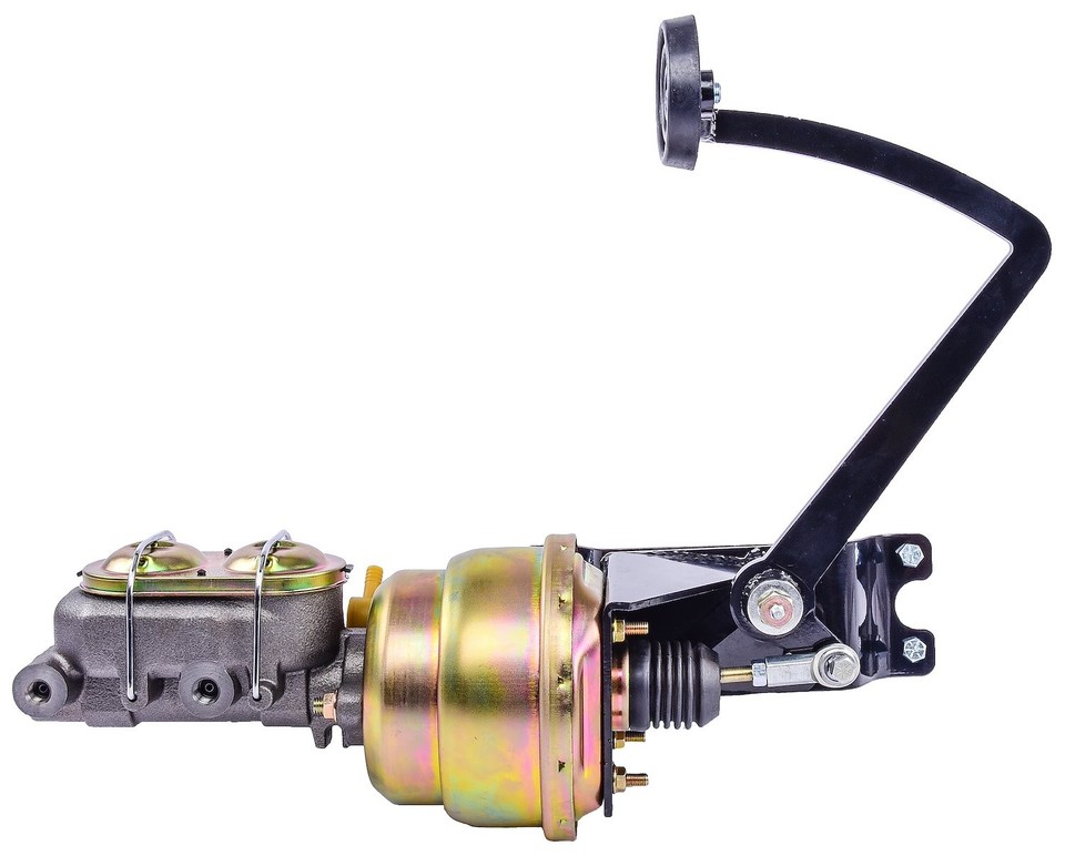JEGS 631232 Hot Rod Bolt On Frame Mount Power Brake Assembly with Pedal ...