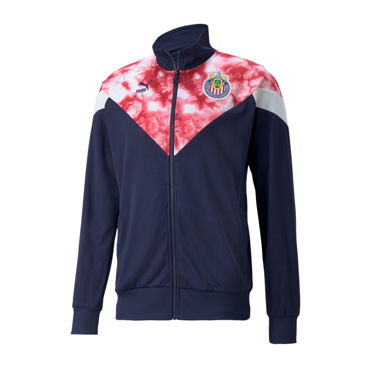 ICONIC JACKET CHIVAS DE GUADALAJARA SOCCER MENS BLUE PINK | eBay