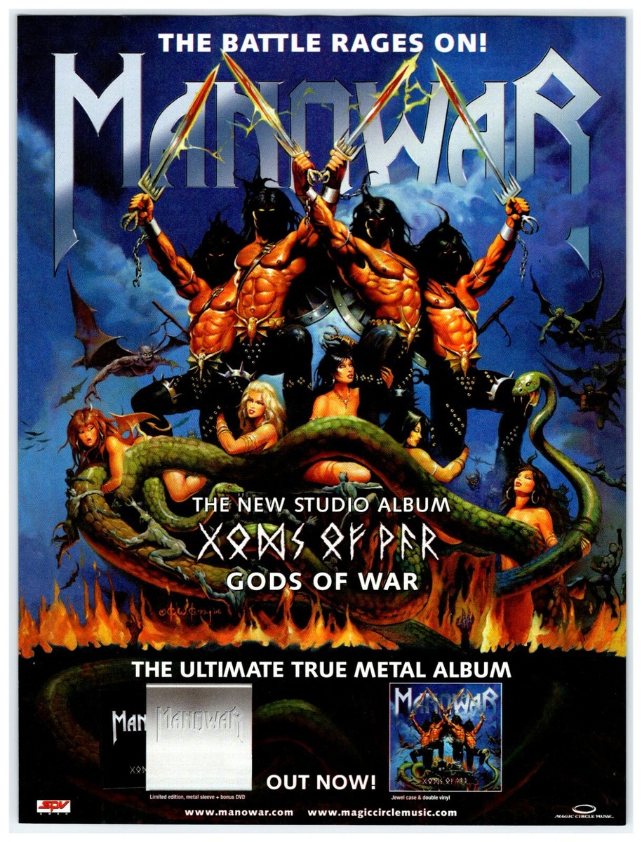 Alternative Underground Music Manowar Gods Of War Is