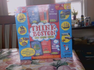 Think Boston Interactive Family Trivia Game 2018 New Act Draw Learn | eBay