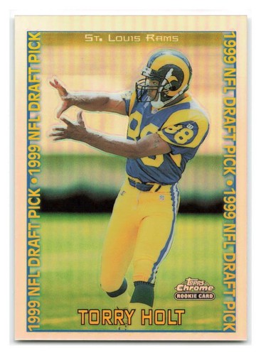 Torry Holt 1999 Topps Chrome Refractor Rookie SP #149-RAMS | eBay