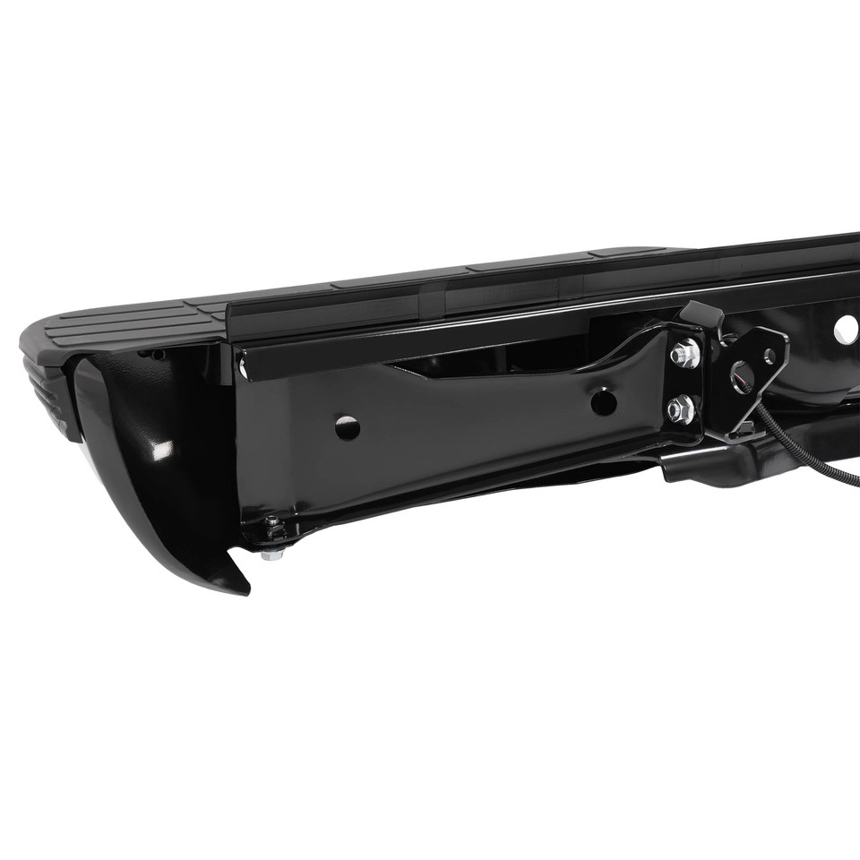 Black Rear Bumper For 1988-2000 Chevrolet C1500 C2500 K1500 K2500 ...