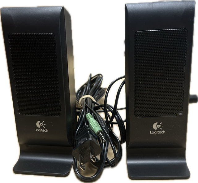 Logitech S-100 BLK 5 Watts RMS 2.0 Desktop Speaker System | eBay