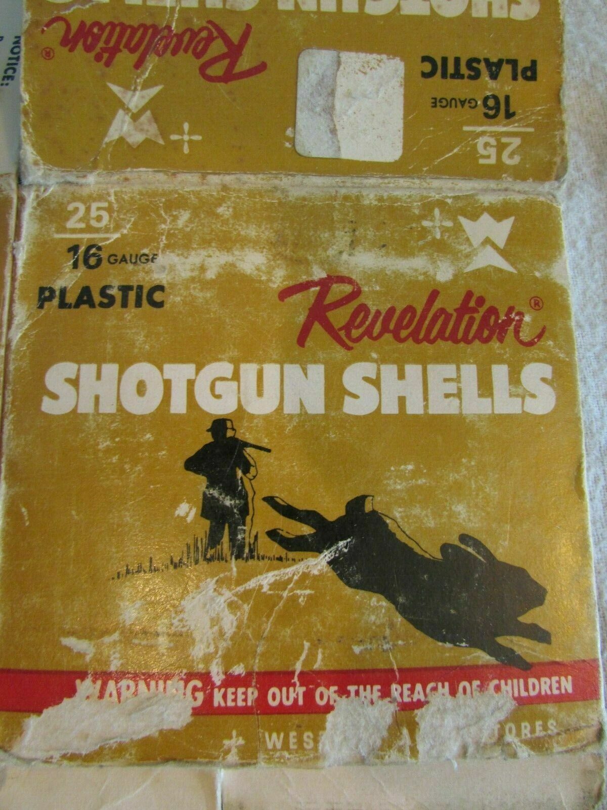 VINTAGE REVELATION SHOTGUN 16 GA CARTRIDGE SHELLS Box Empty | eBay