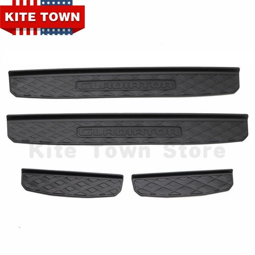 Front & Rear Door Sill Guards (Set of 4) for 2020-2021 Jeep Gladiator ...