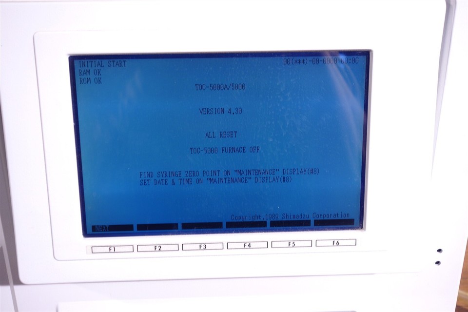 Shimadzu TOC-5000A Total Organic Carbon Analyzer +ASI-5000A Autosampler ...