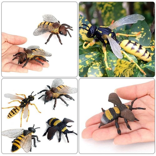 Simulated Lifelike Model Plastic Insect Toy New Bee Ornaments Child | eBay