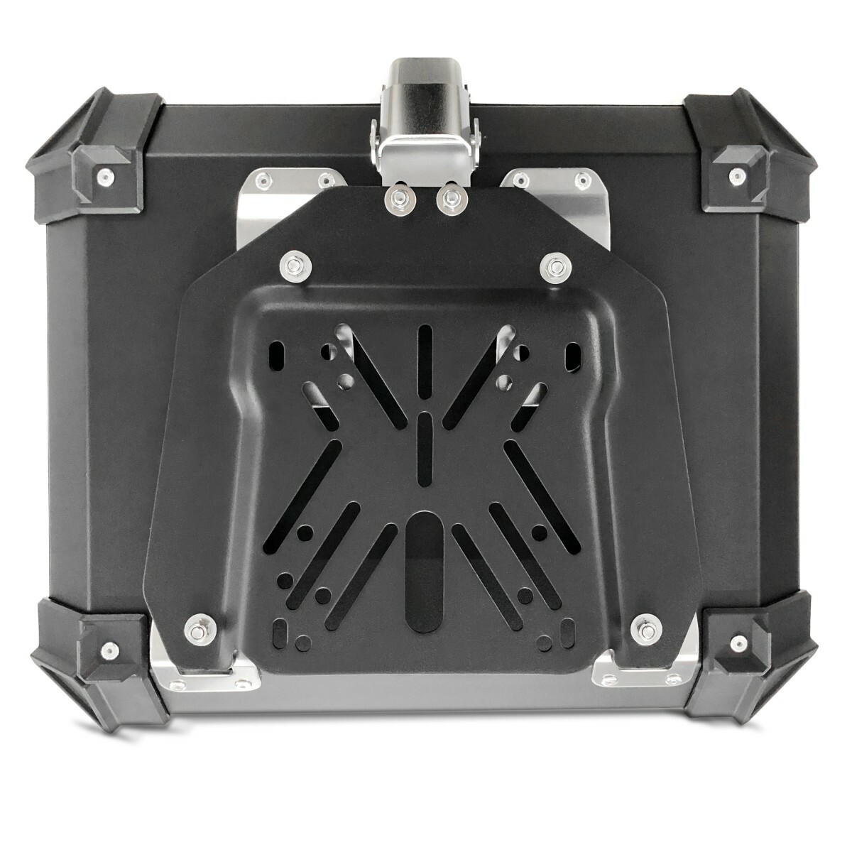 Alu Topcase für Royal Enfield Bullet / Himalayan Aluminium Bagtecs XB45 ...