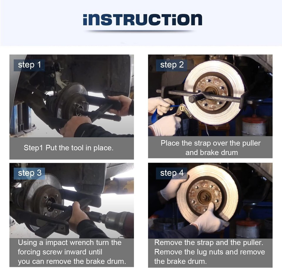 6980 Brake Drum and Rotor Puller/ Brake Drum Hub Puller/Brake Rotor ...