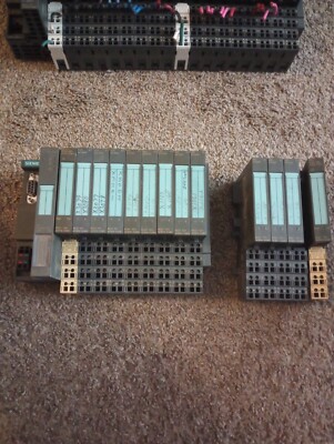 SIEMENS I/O SYSTEM PROFIBUS DP ET 200S W/ 8 MODULES | eBay