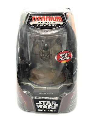 Hasbro Star Wars Die Cast Boba Fett Titanium Limited Edition Vintage ...