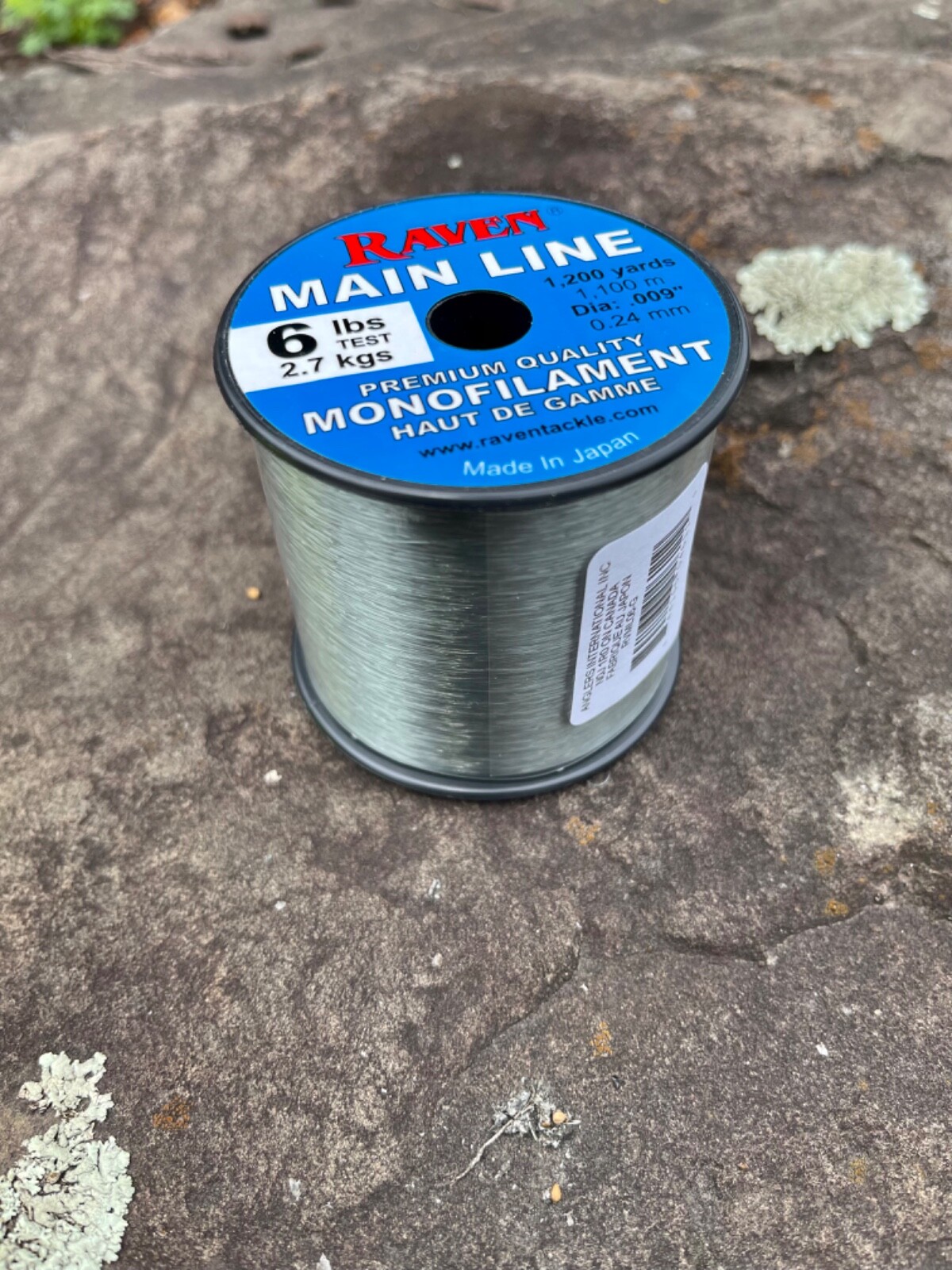 Raven Premium Monofilament Fishing Line 12 LB Test Fluorescent Yellow ...