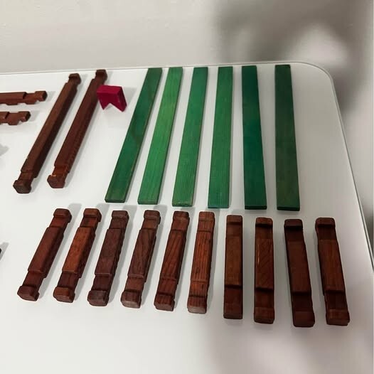 Vintage Square American Logs HALSAM | eBay